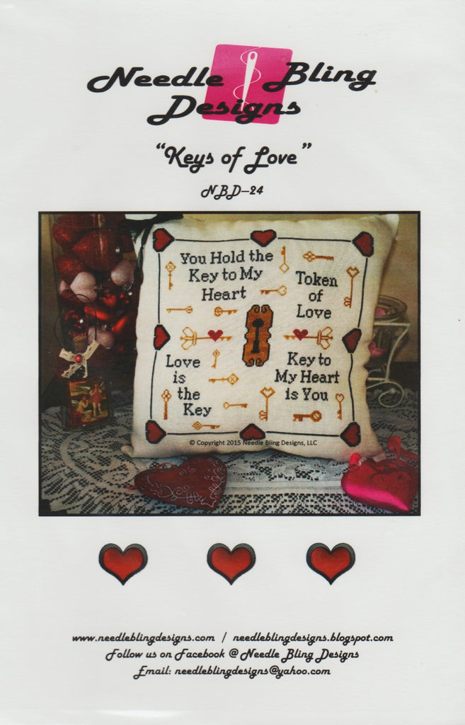 Keys of Love pattern – Sandra's Stitch Stash