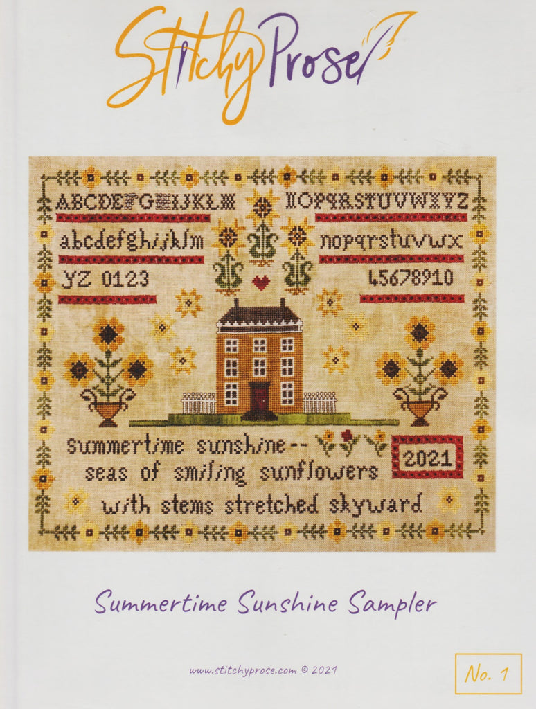 Summertime Sunshine Sampler pattern – Sandra's Stitch Stash