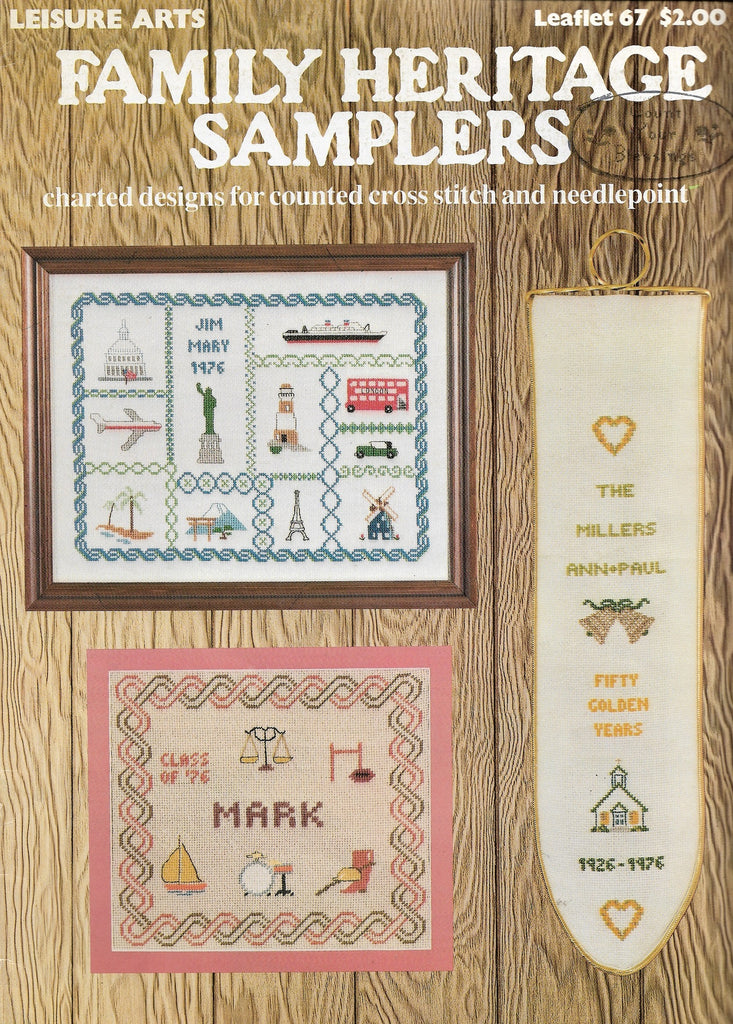Family Heritage Samplers pattern – Sandra's Stitch Stash