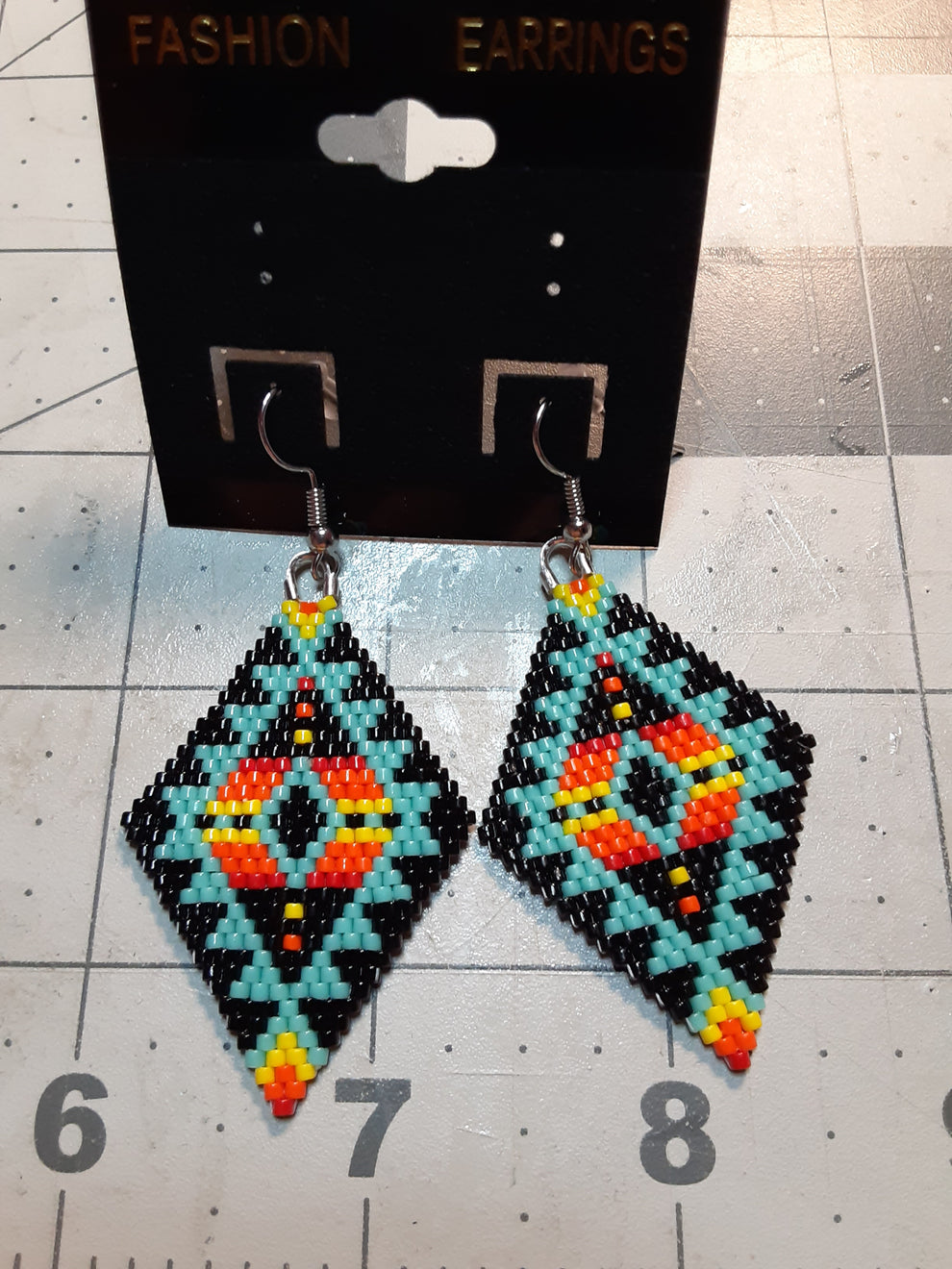 Pueblo Earrings – Sandra's Stitch Stash