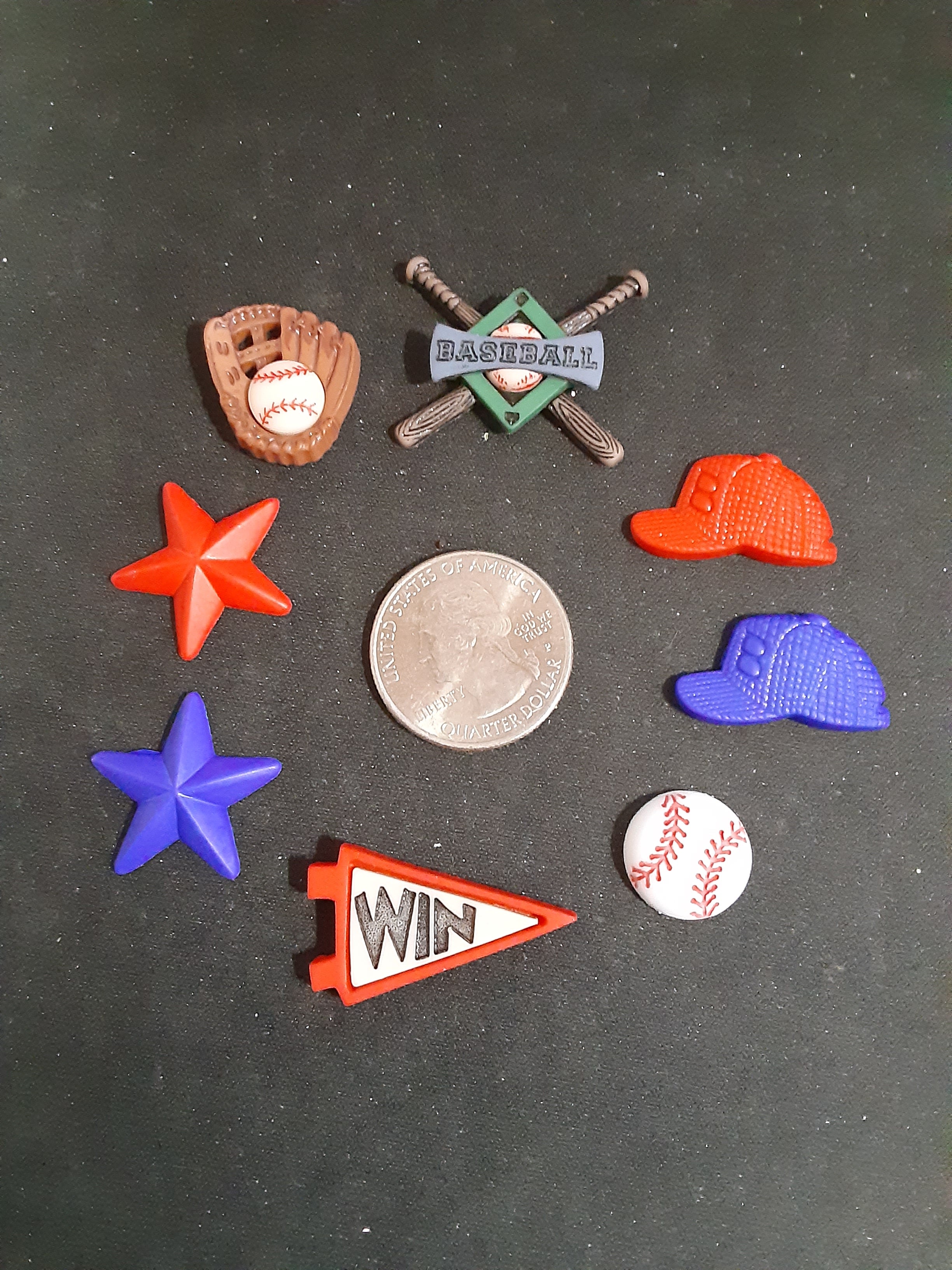 Baseball needle minders – Sandra's Stitch Stash