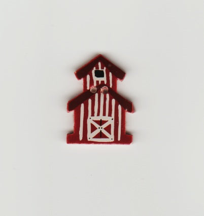Barn button – Sandra's Stitch Stash