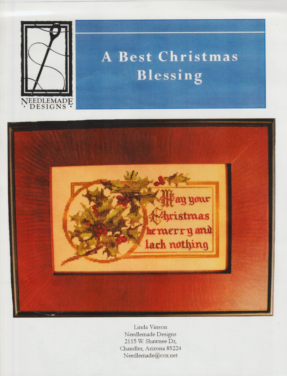 A Best Christmas Blessing pattern – Sandra's Stitch Stash