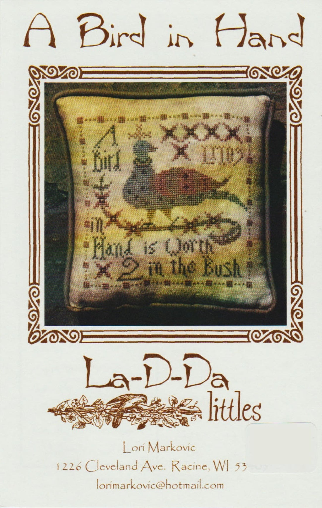 A Bird In Hand pattern – Sandra's Stitch Stash