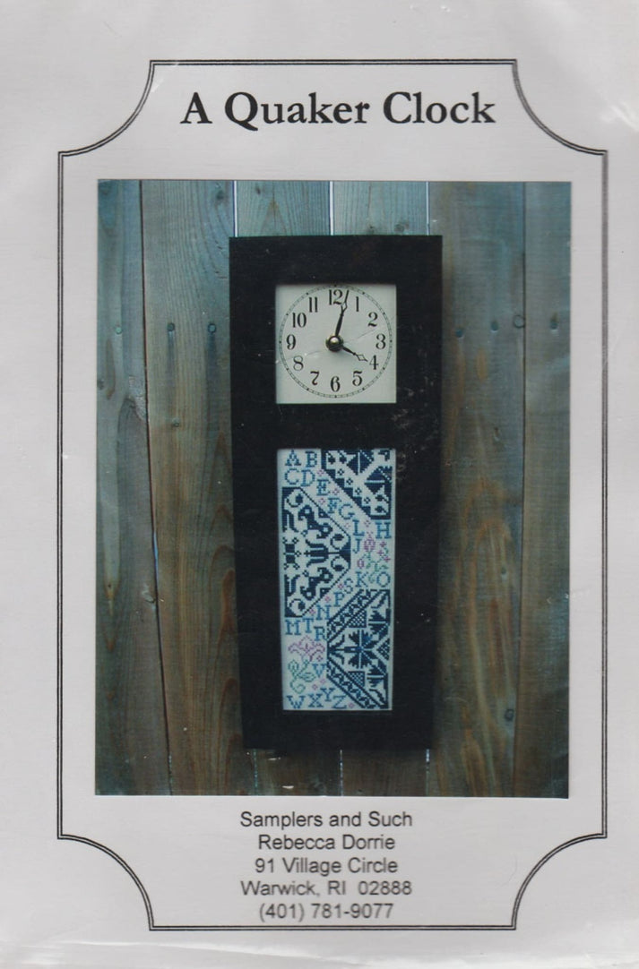 A Quaker Clock pattern – Sandra's Stitch Stash