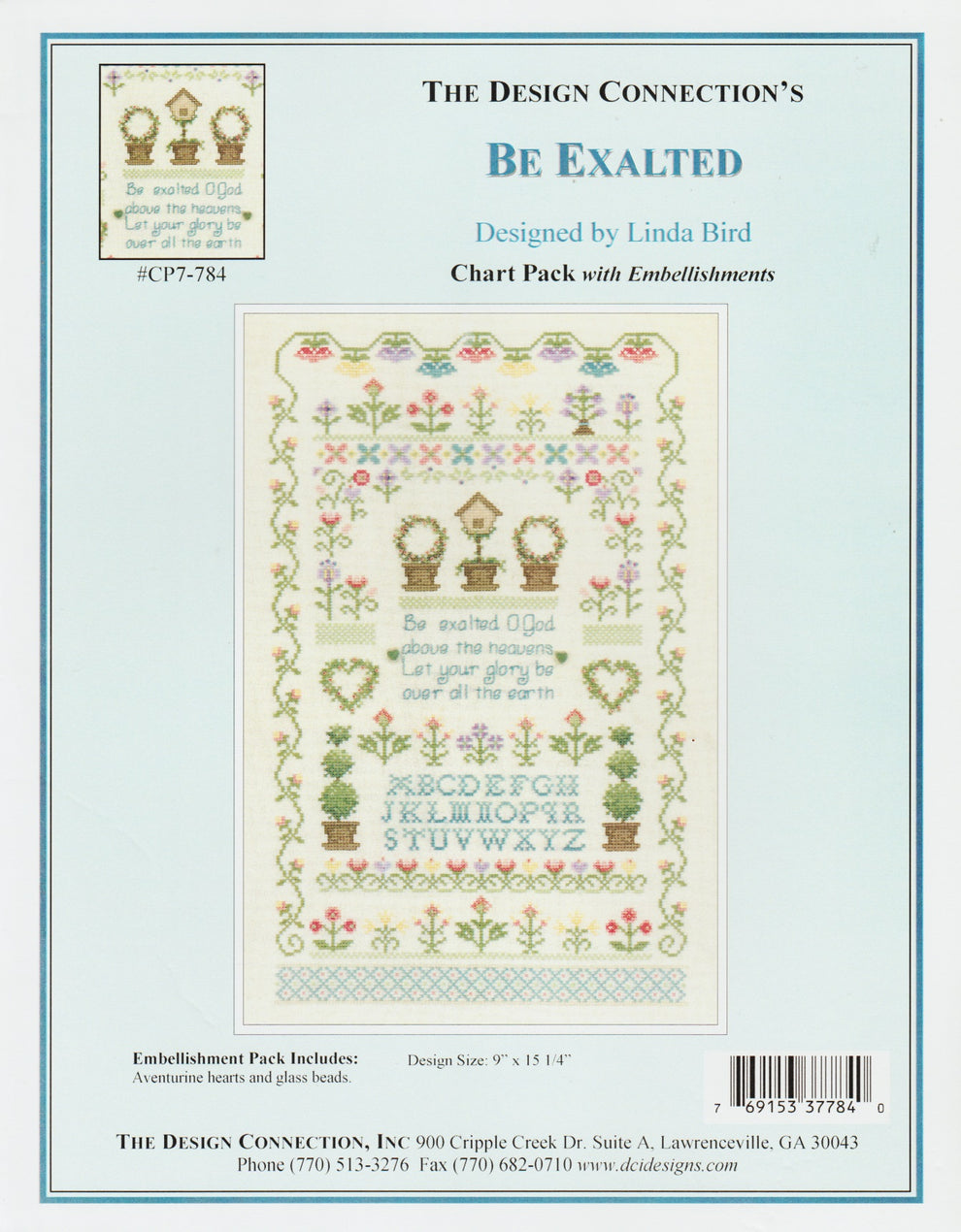 Be Exalted pattern – Sandra's Stitch Stash