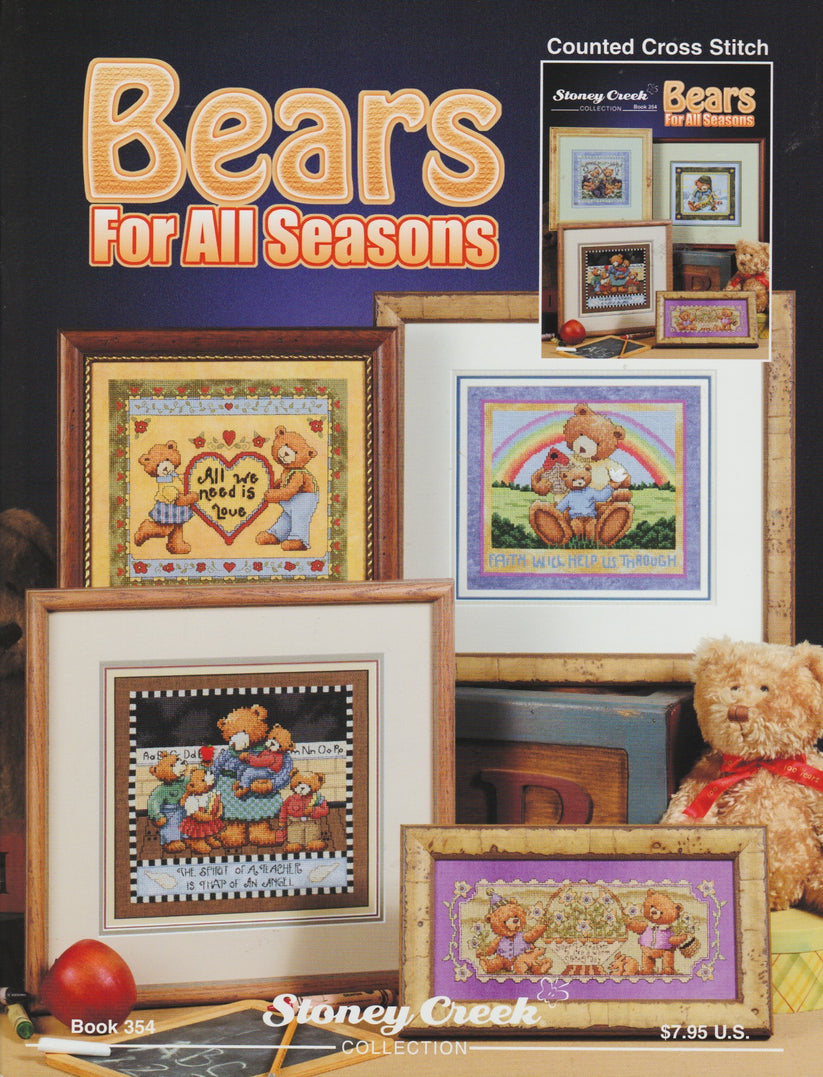 Bears For All Seasons BK354 pattern – Sandra's Stitch Stash