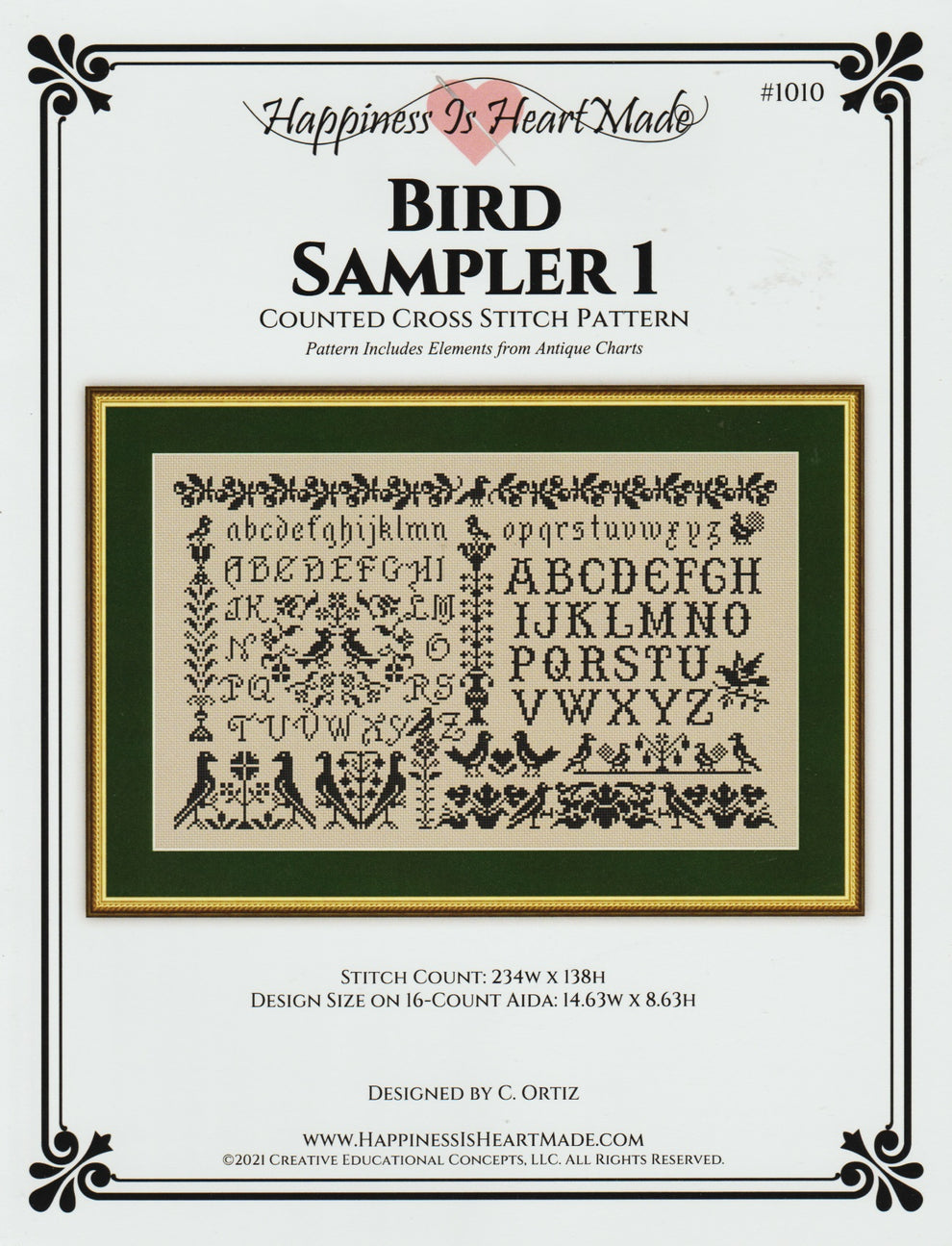 Bird Sampler 1 pattern – Sandra's Stitch Stash