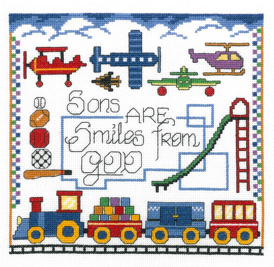 Boy Smiles pattern – Sandra's Stitch Stash