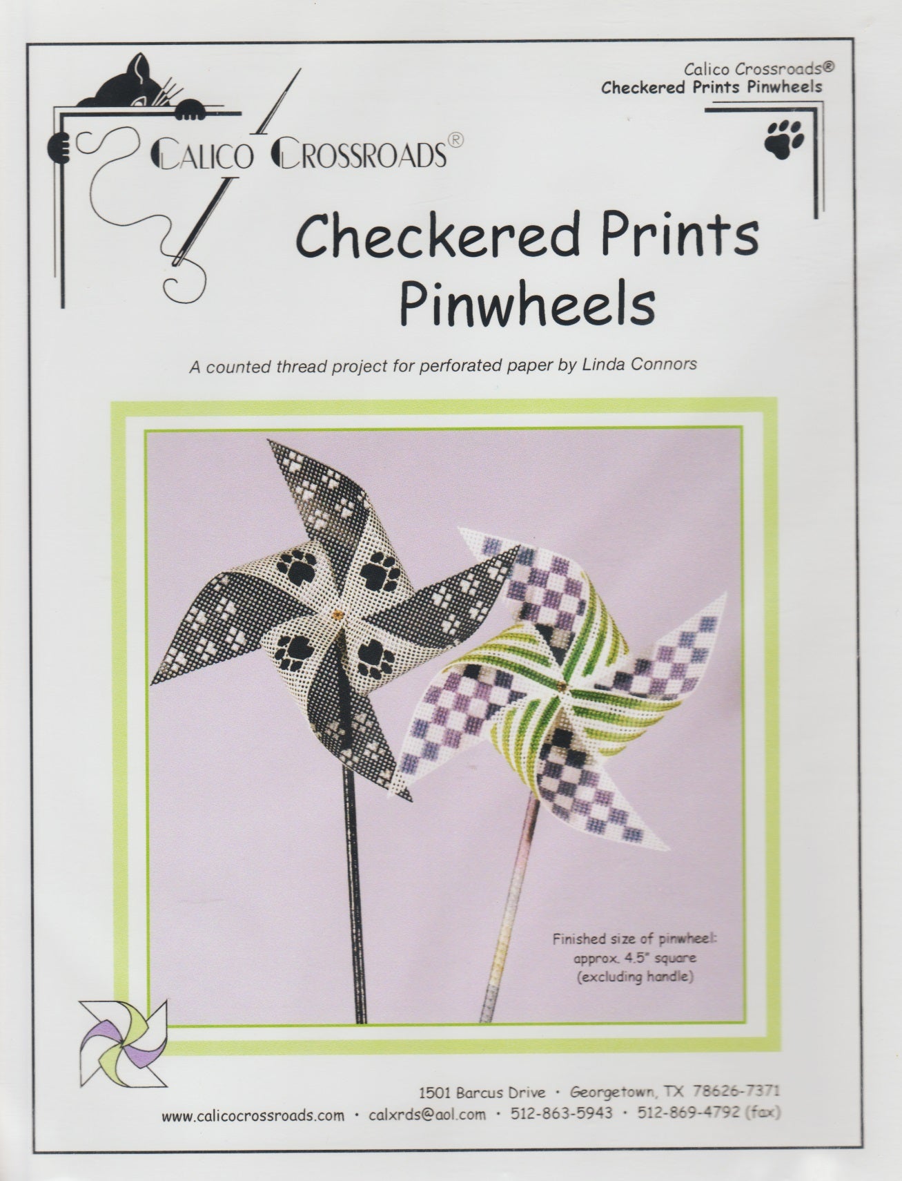Checkered Prints Pinwheels kit – Sandra's Stitch Stash