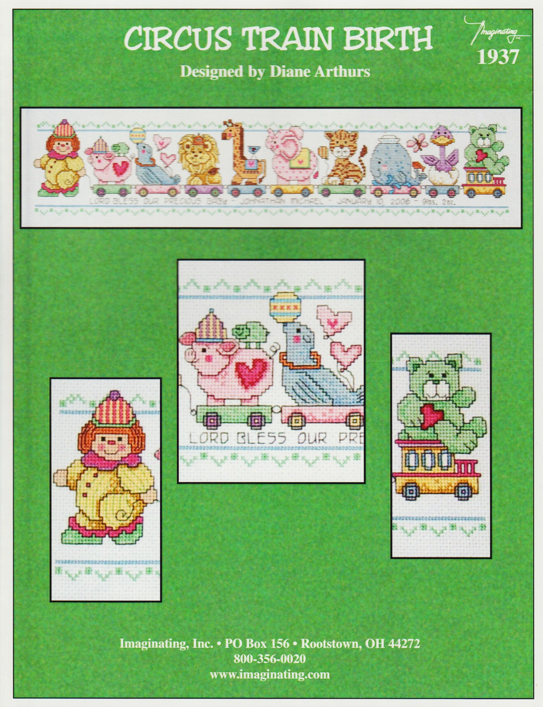 Circus Train Birth pattern – Sandra's Stitch Stash