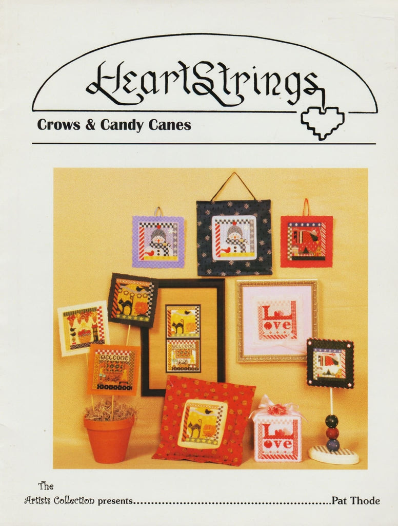 Crows & Candy Canes pattern – Sandra's Stitch Stash