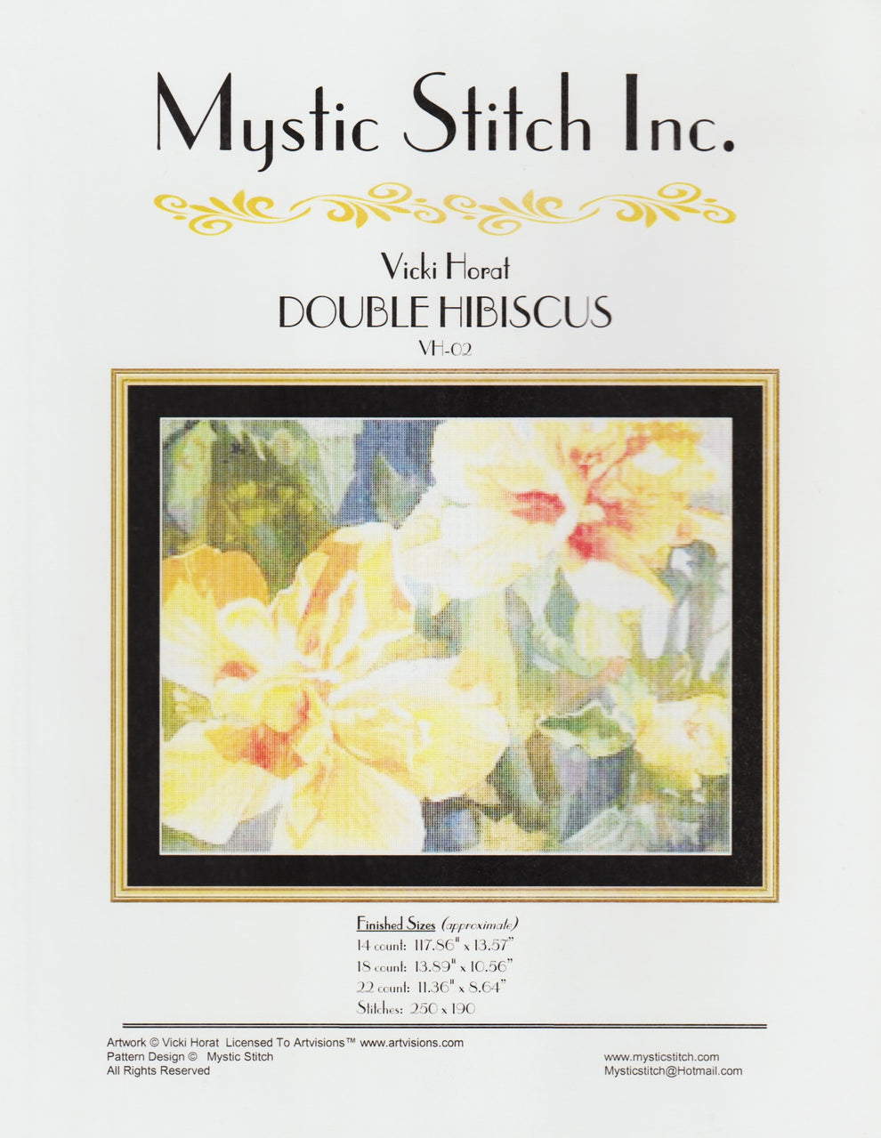 Double Hibiscus pattern – Sandra's Stitch Stash