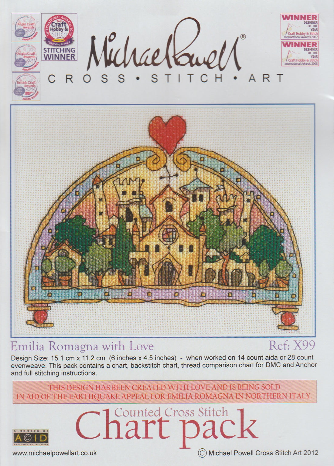 Emilia Romagna with Love pattern – Sandra's Stitch Stash