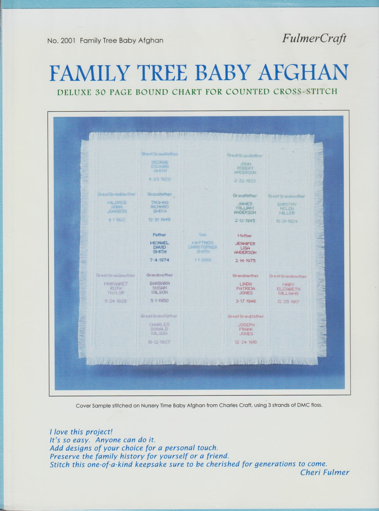 Family Tree Baby Afghan pattern – Sandra's Stitch Stash