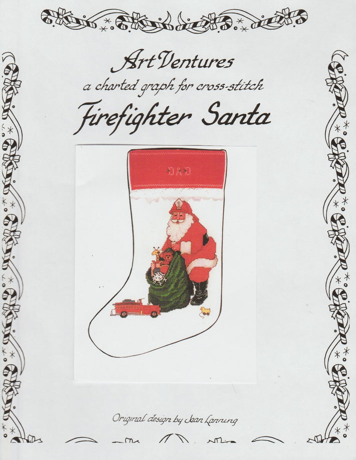 Firefighter Santa pattern – Sandra's Stitch Stash