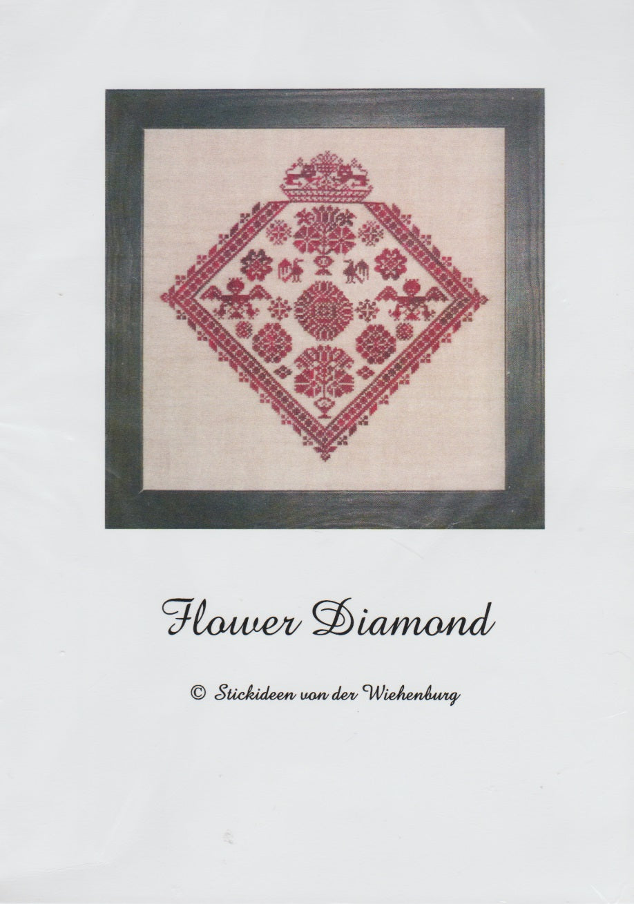 Flower Diamond pattern – Sandra's Stitch Stash