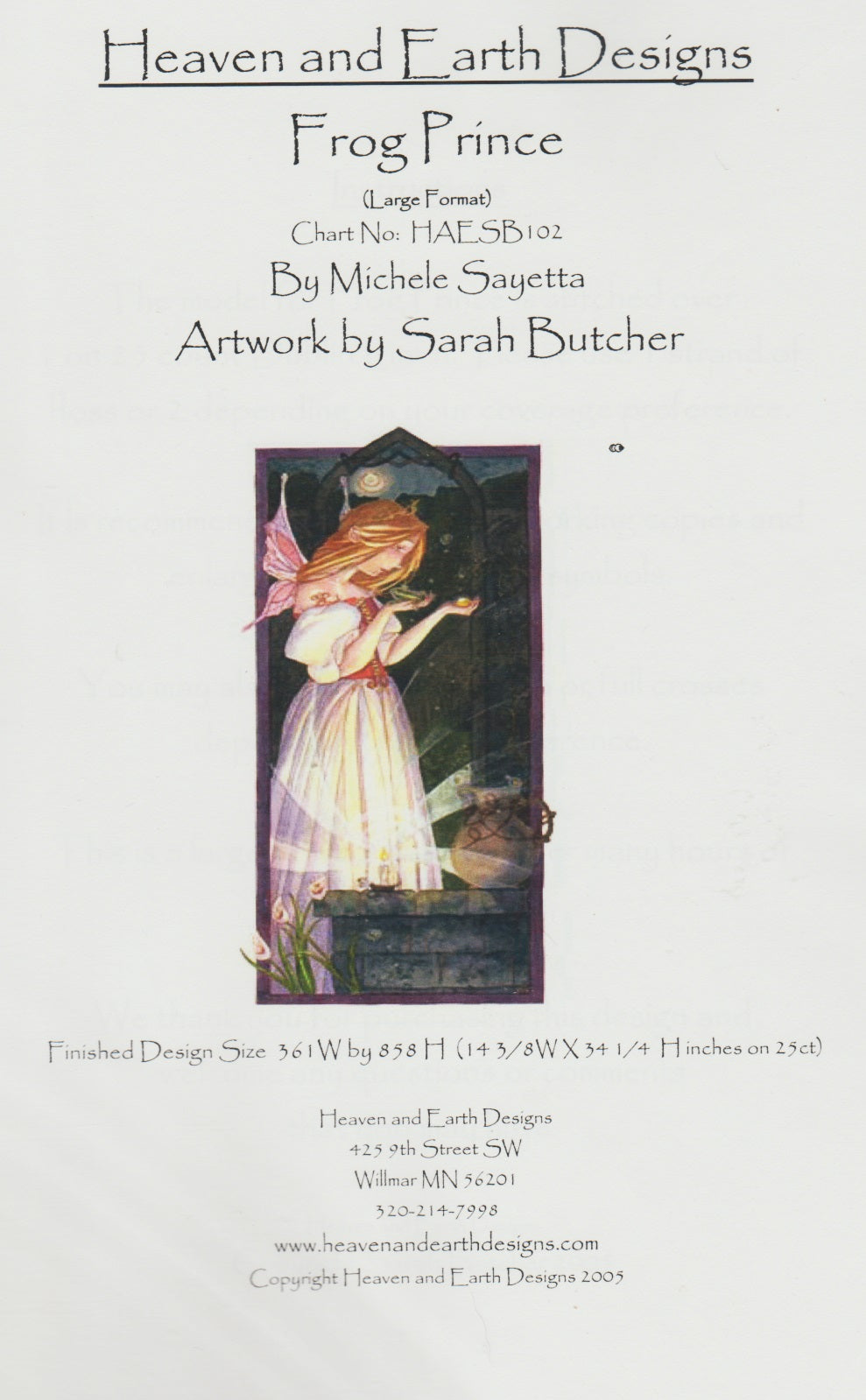 Frog Prince pattern – Sandra's Stitch Stash