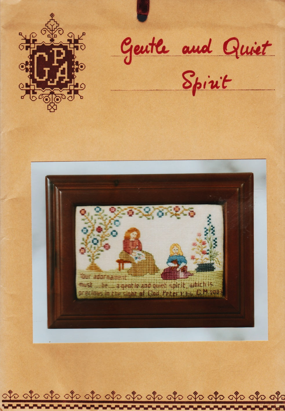 Gentle and Quite Spirit pattern – Sandra's Stitch Stash