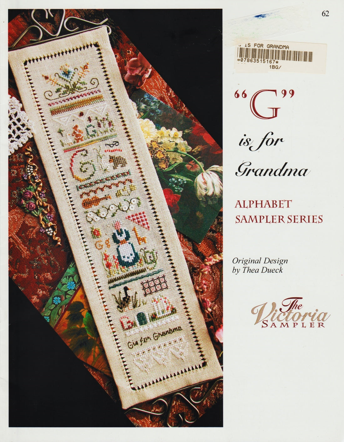G is for Grandma pattern – Sandra's Stitch Stash