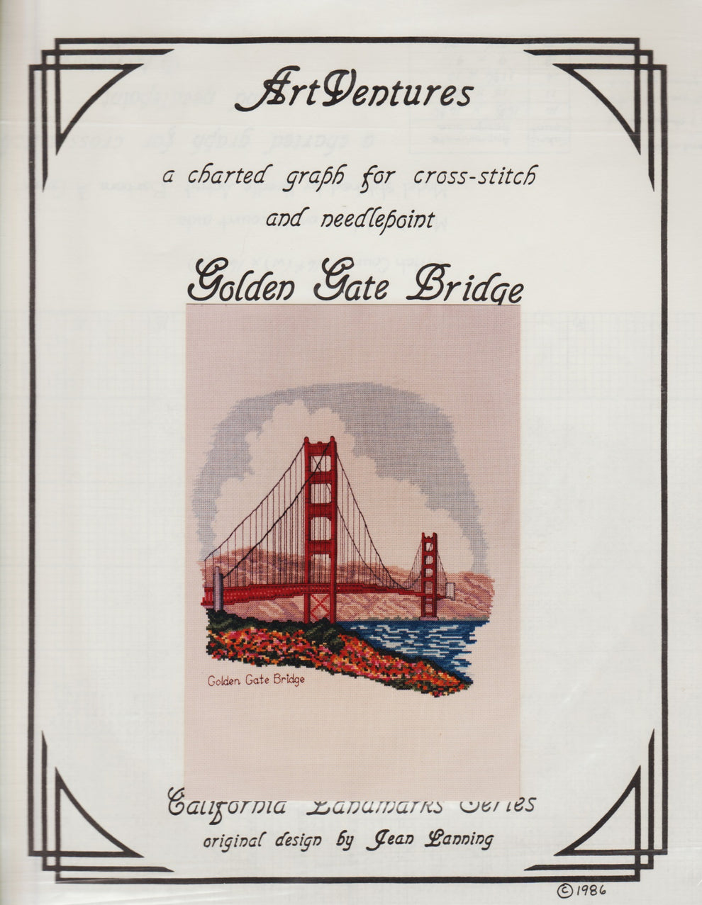 Golden Gate Bridge pattern – Sandra's Stitch Stash