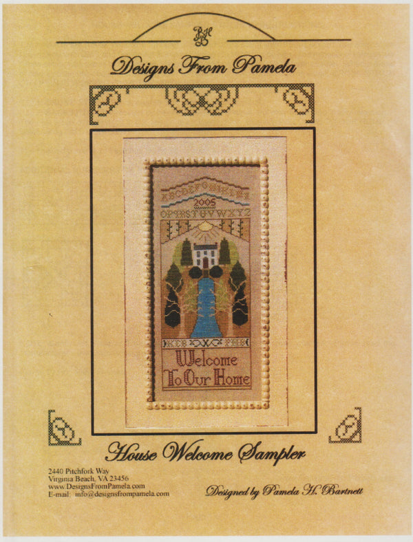 House Welcome Sampler pattern – Sandra's Stitch Stash