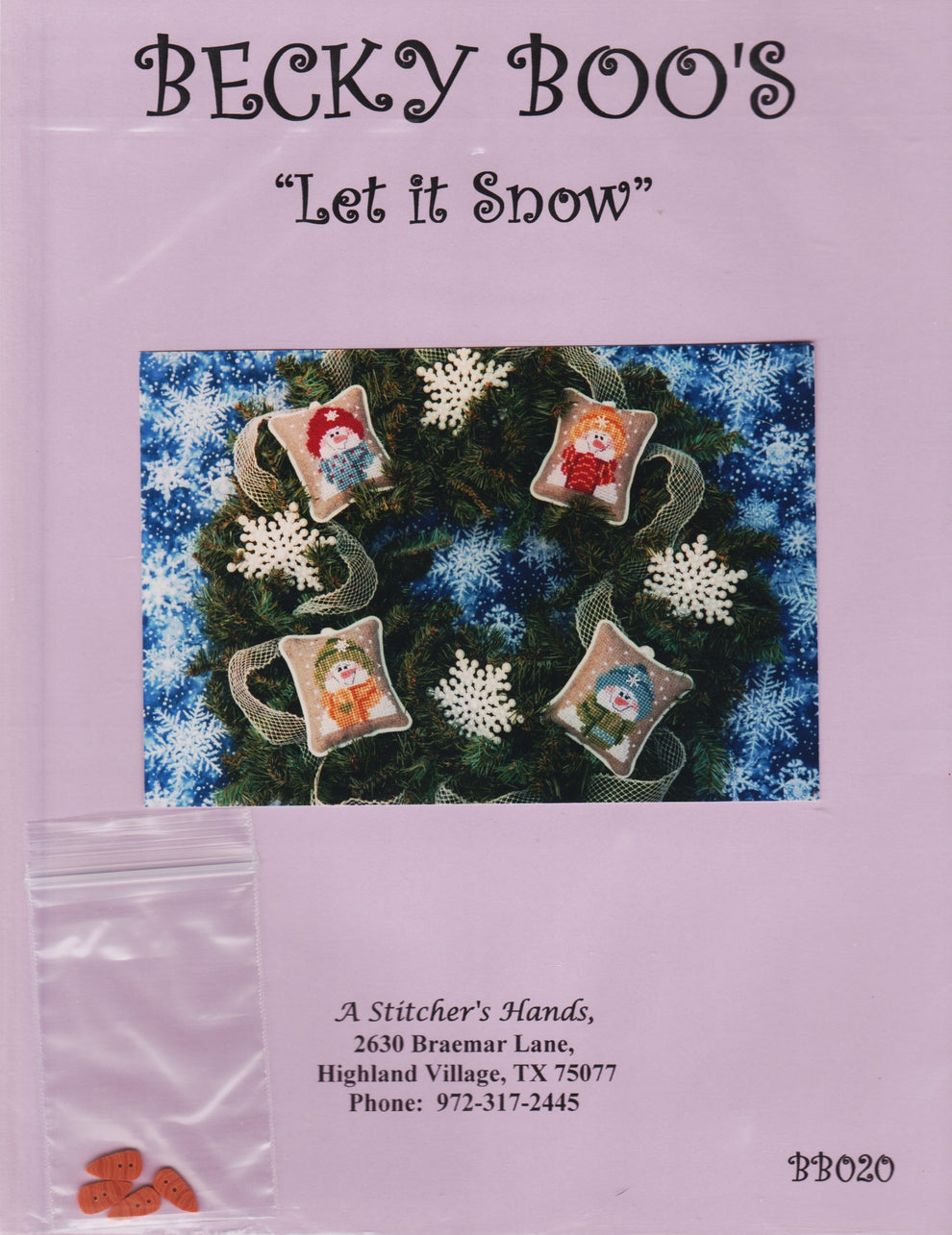 Let It Snow pattern – Sandra's Stitch Stash