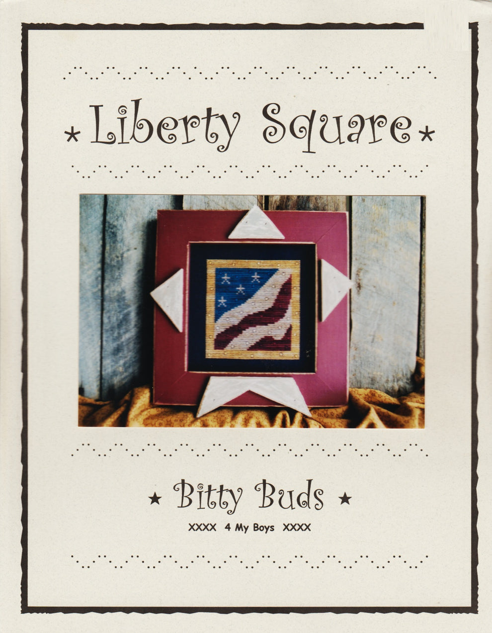 Liberty Square Bitty Buds pattern – Sandra's Stitch Stash