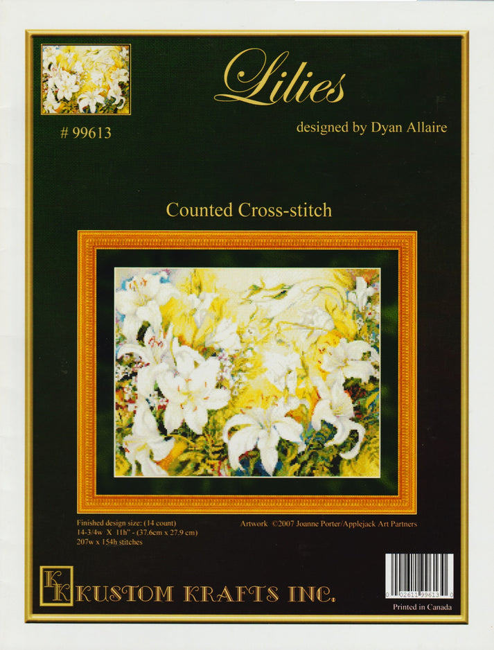 Lilies pattern – Sandra's Stitch Stash