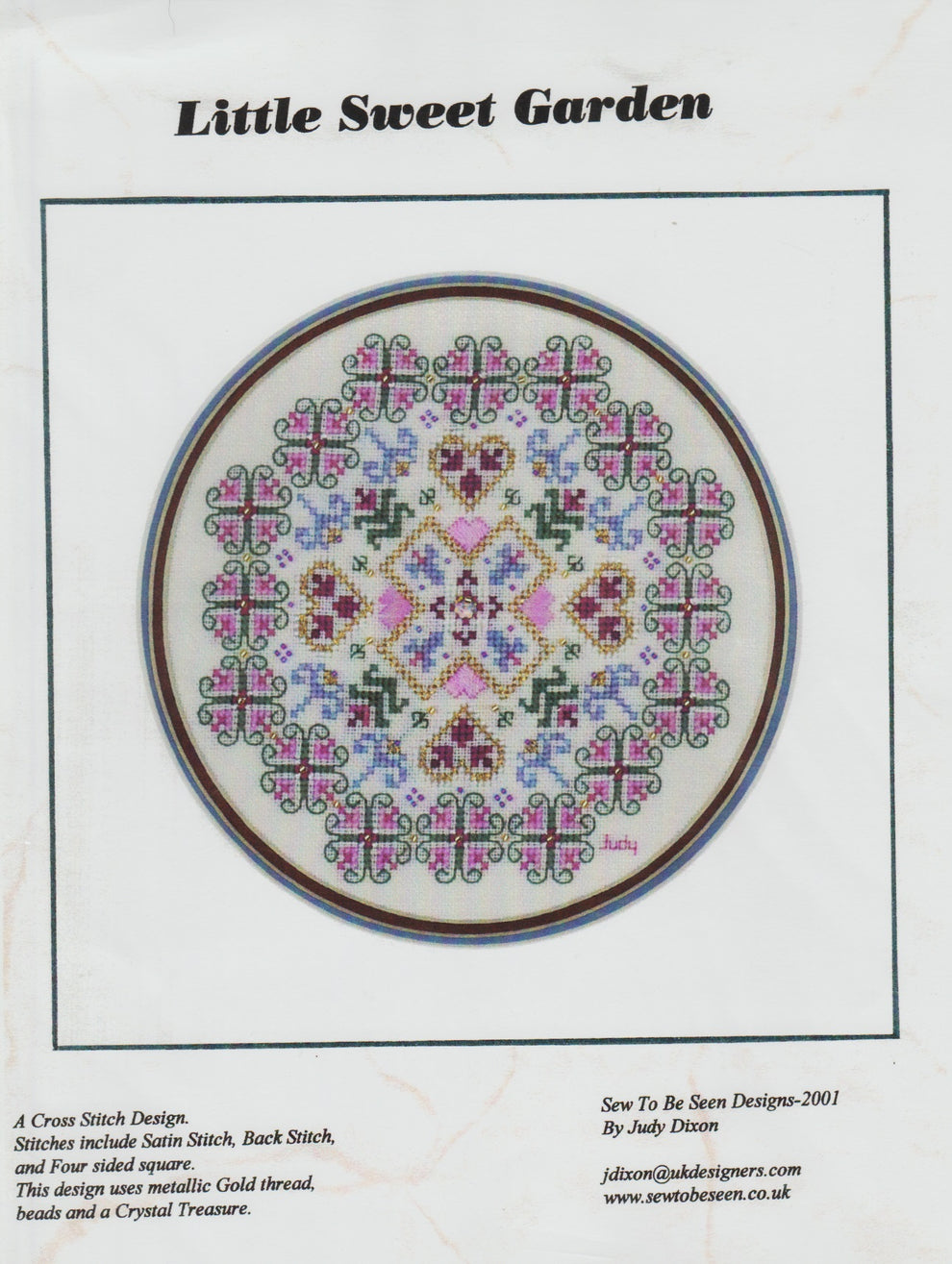 Little Secret Garden pattern – Sandra's Stitch Stash