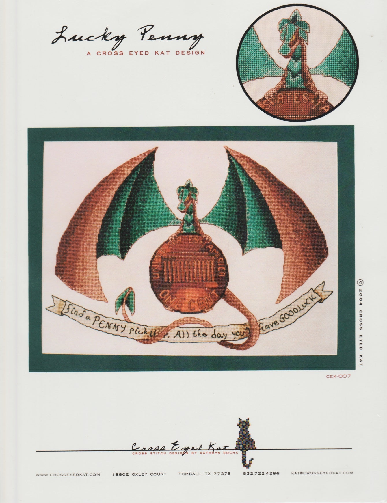 Lucky Penny pattern – Sandra's Stitch Stash