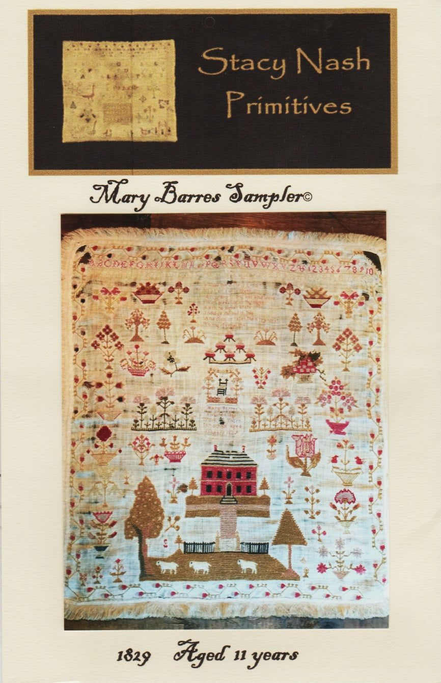Mary Barres Sampler pattern – Sandra's Stitch Stash