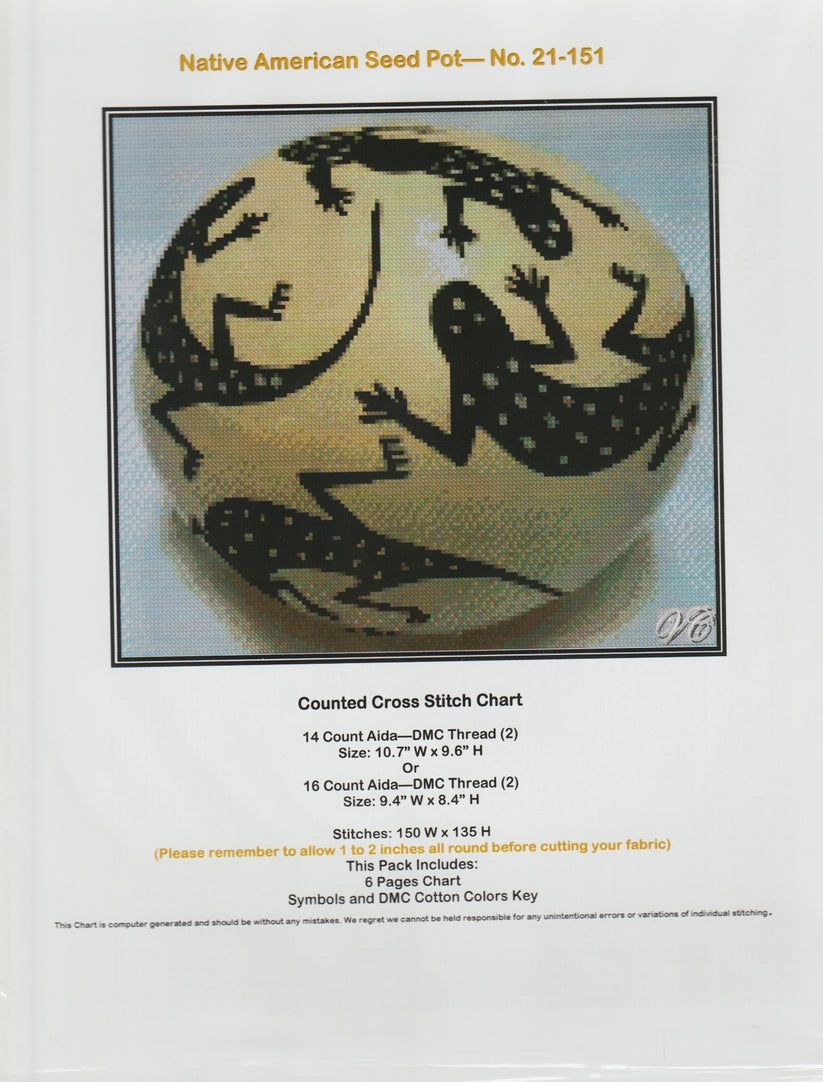 Native American Seed Pot pattern – Sandra's Stitch Stash