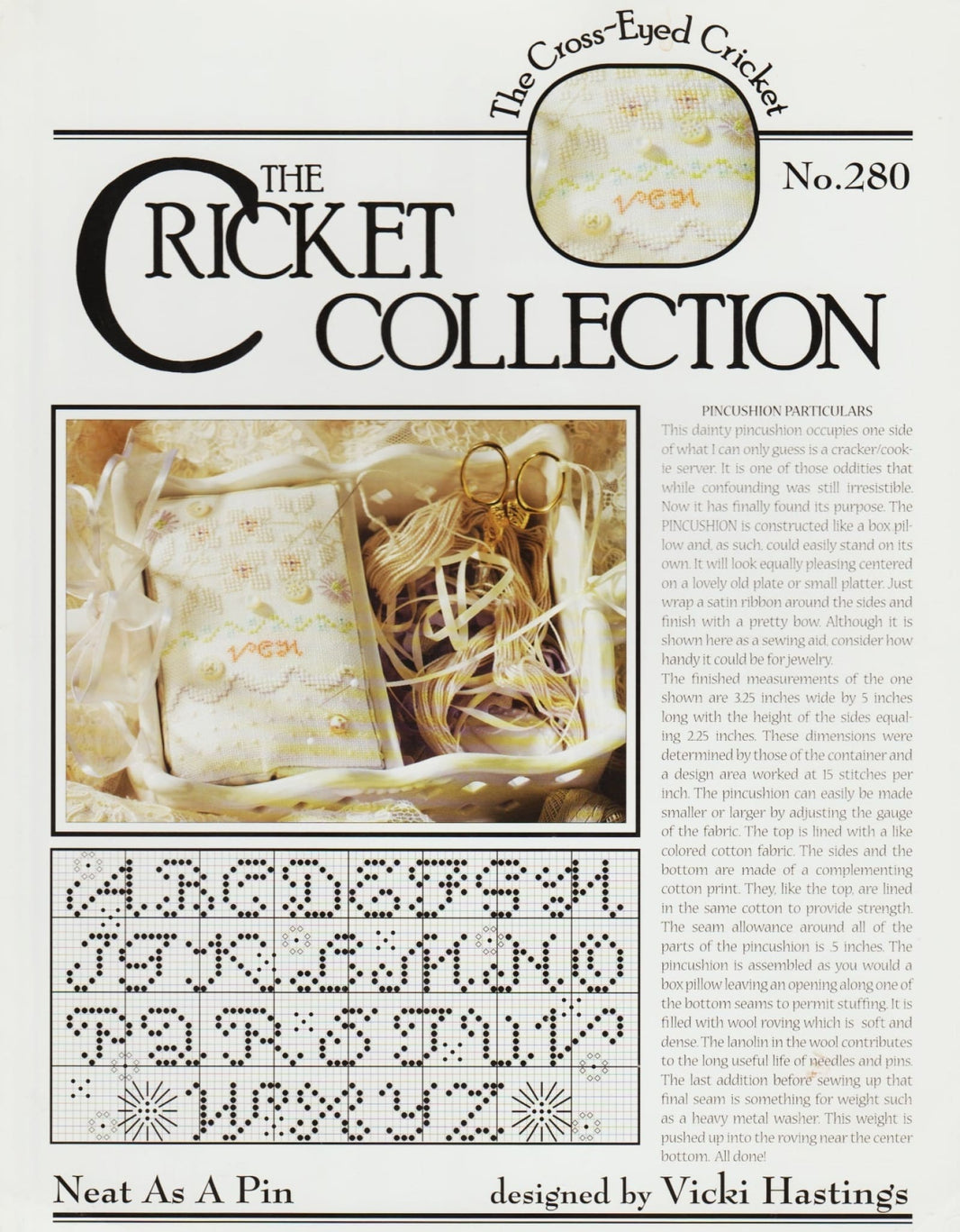 Cricket Collection patterns – Sandra's Stitch Stash