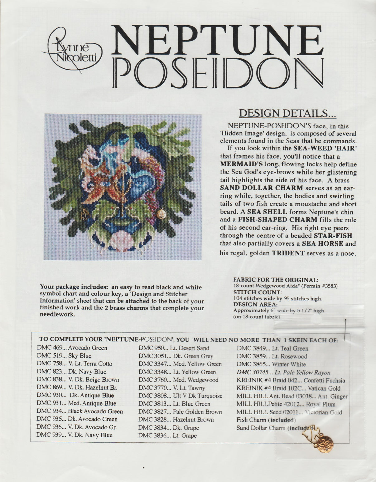 Neptune Poseidon pattern – Sandra's Stitch Stash