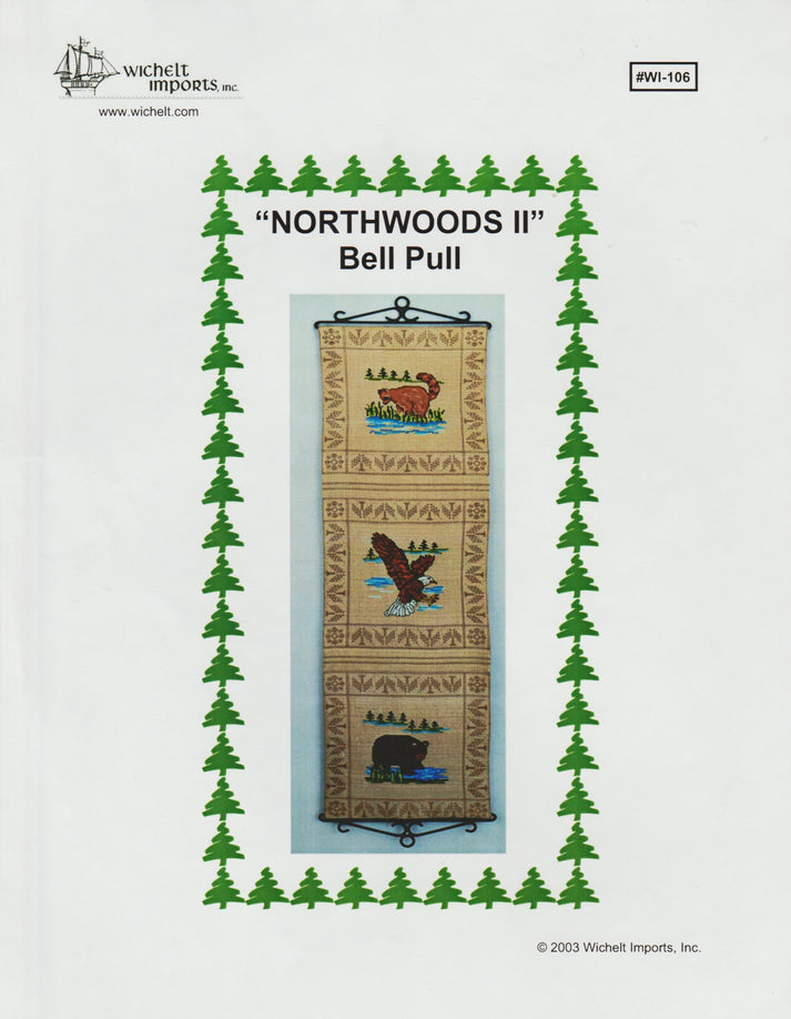 Northwoods II Bellpull pattern – Sandra's Stitch Stash