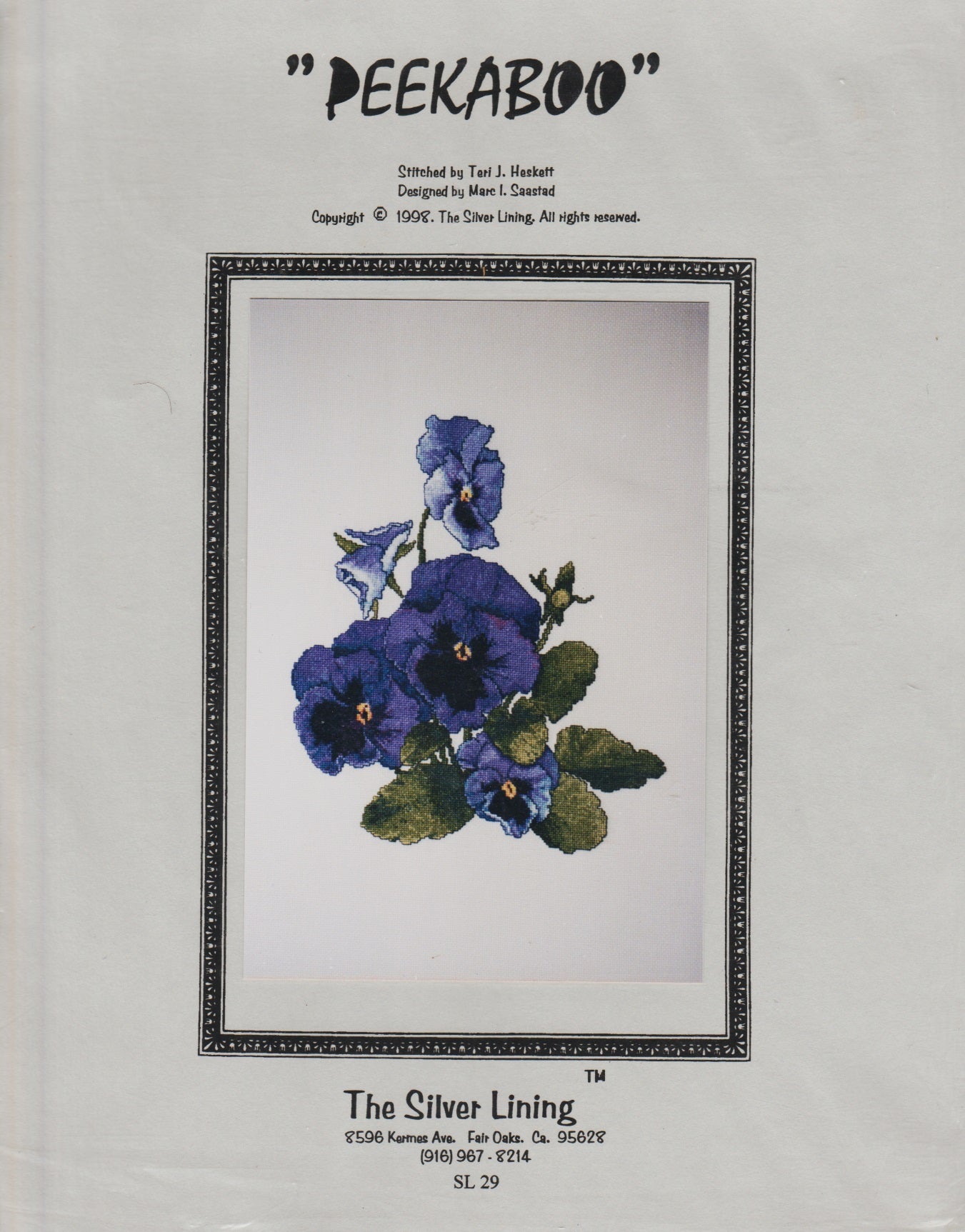 Peekaboo pattern – Sandra's Stitch Stash