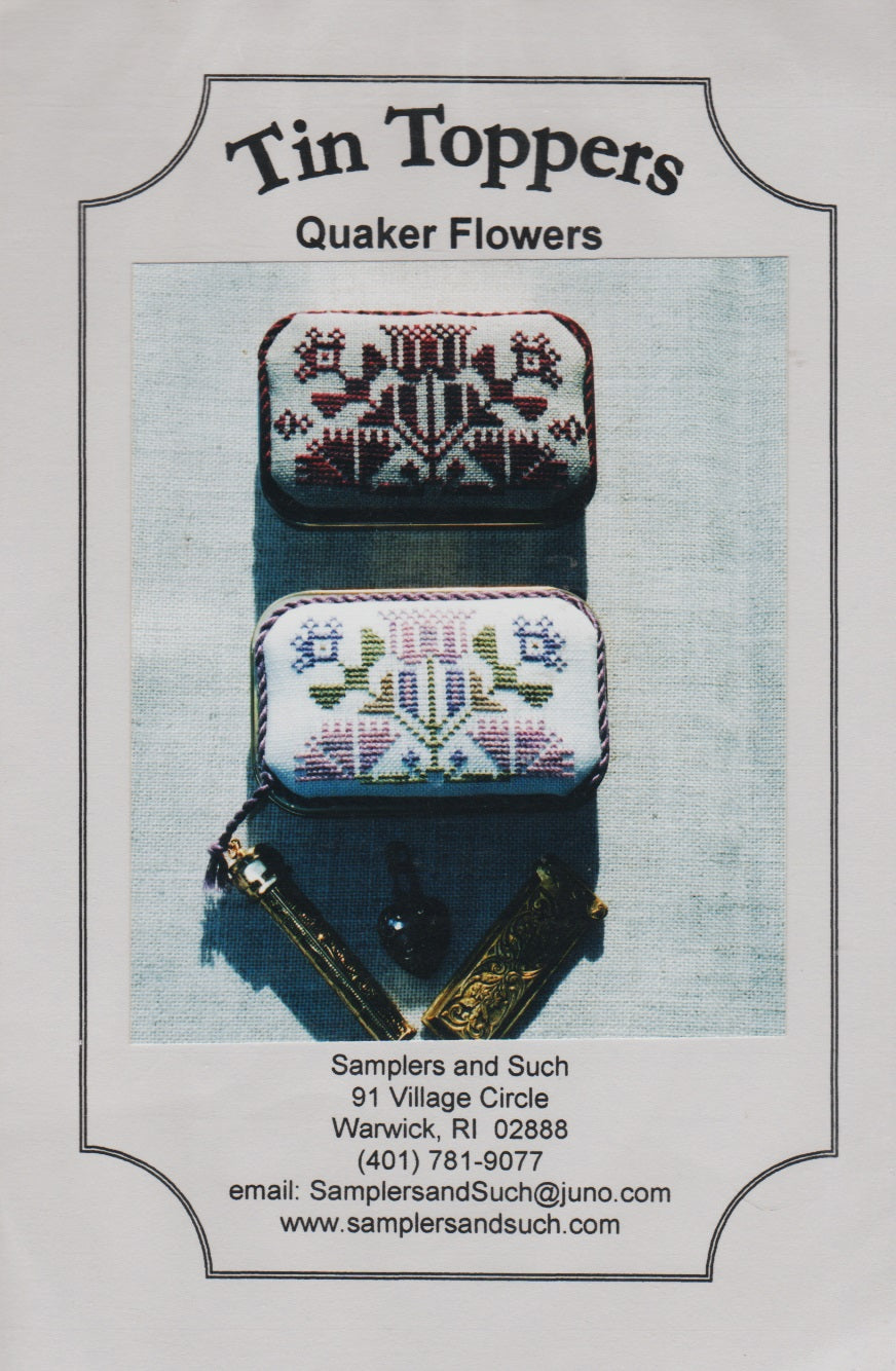 Quaker Flowers pattern – Sandra's Stitch Stash