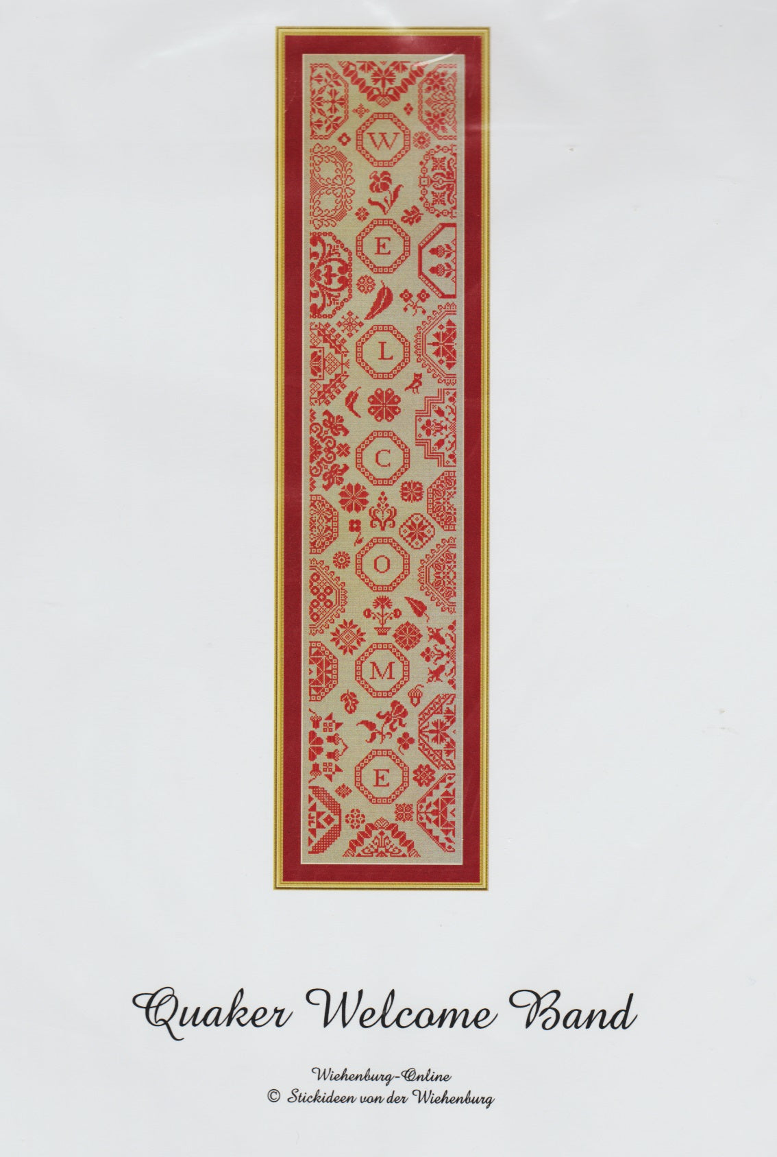 Quaker Welcome Band pattern – Sandra's Stitch Stash