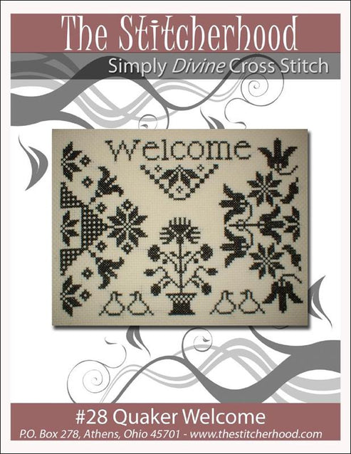 Quaker Welcome pattern – Sandra's Stitch Stash