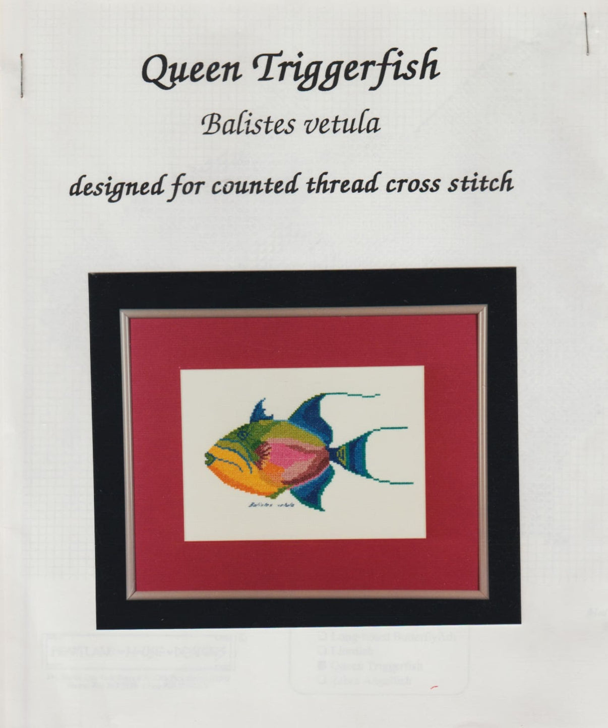 Queen Triggerfish pattern – Sandra's Stitch Stash