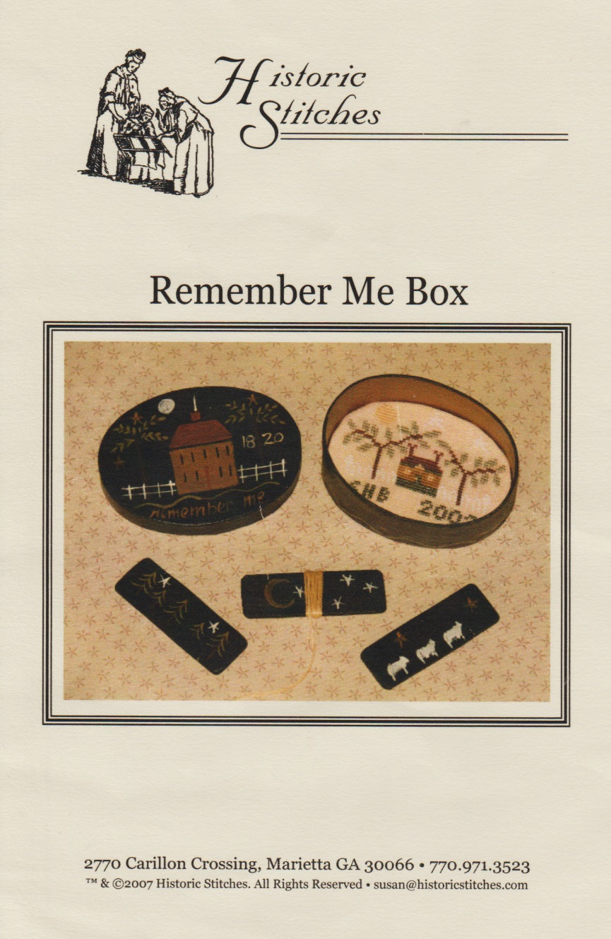 Remember Me Box pattern – Sandra's Stitch Stash