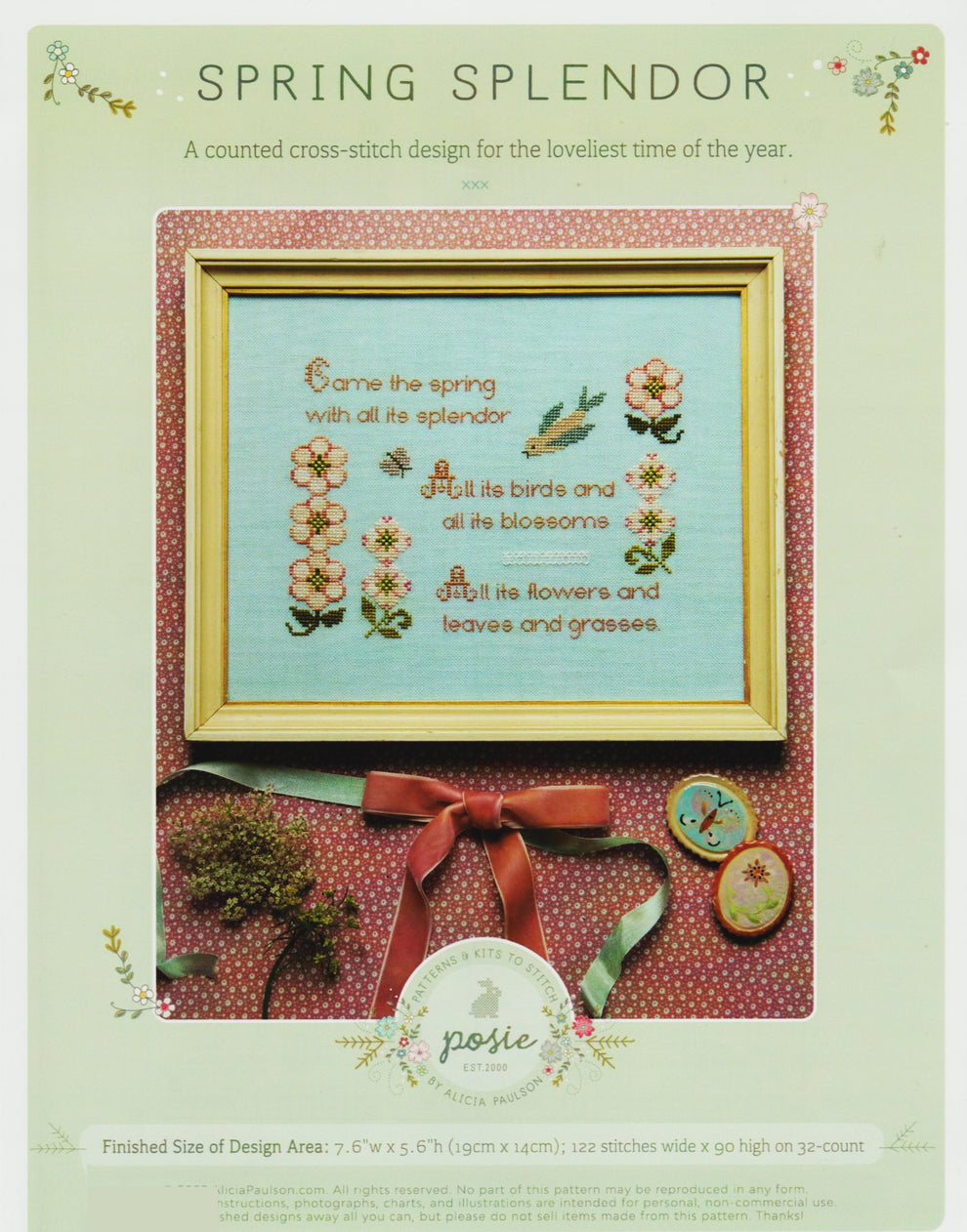 Spring Splendor pattern – Sandra's Stitch Stash