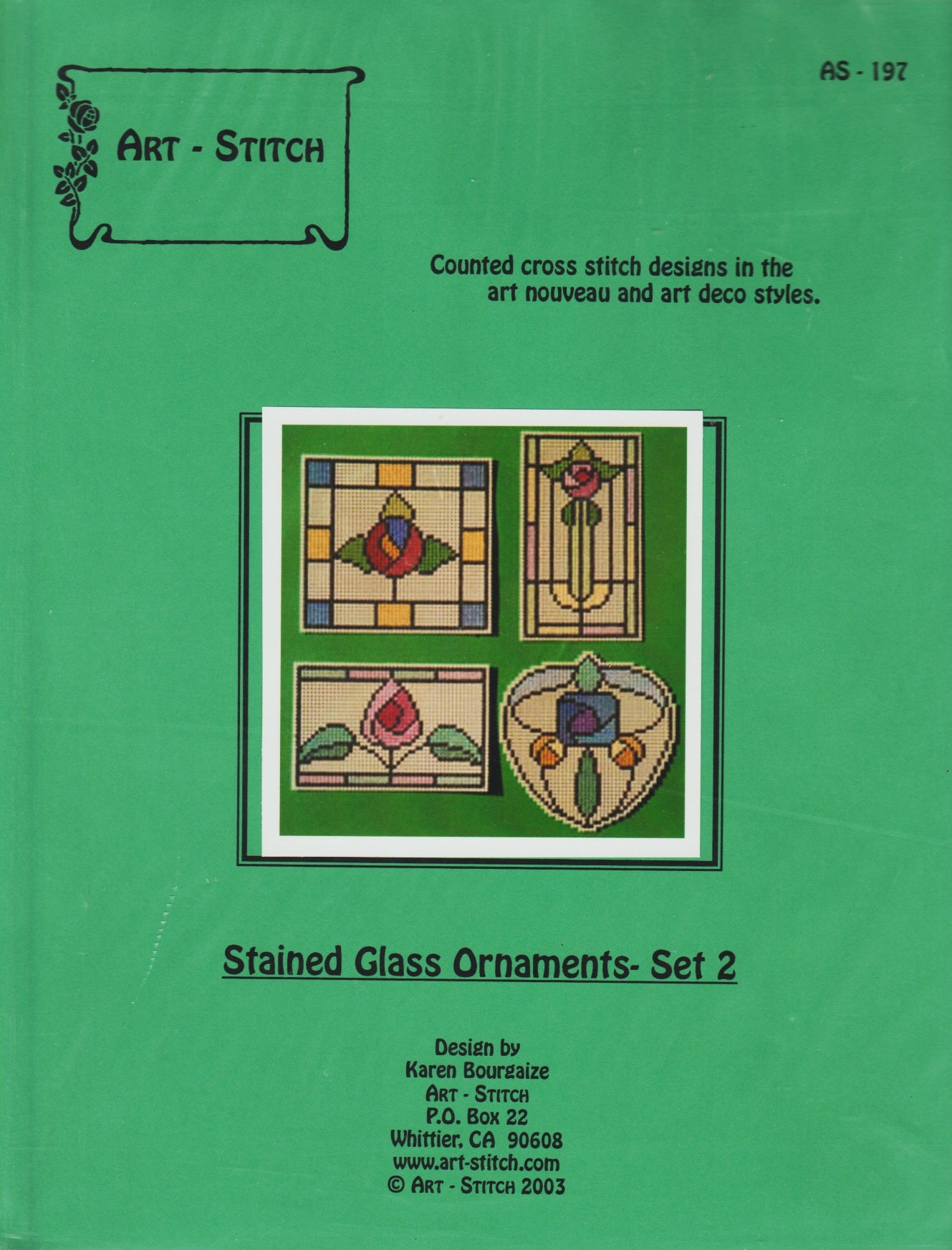 Stained Glass Ornaments - Set 2 pattern – Sandra's Stitch Stash