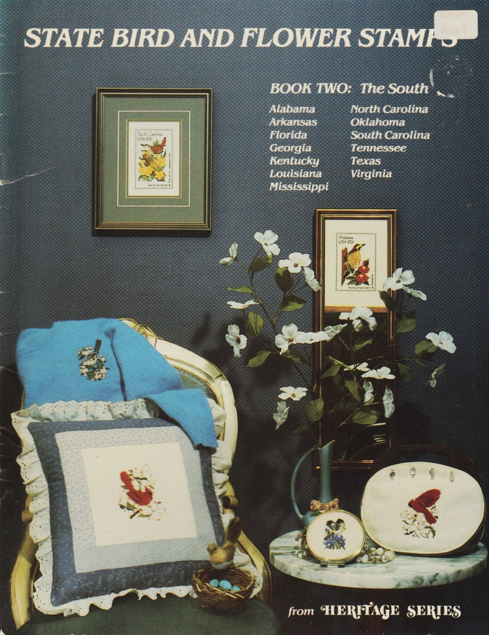 State Birds and Flower Stamps BK2 The South pattern – Sandra's Stitch Stash