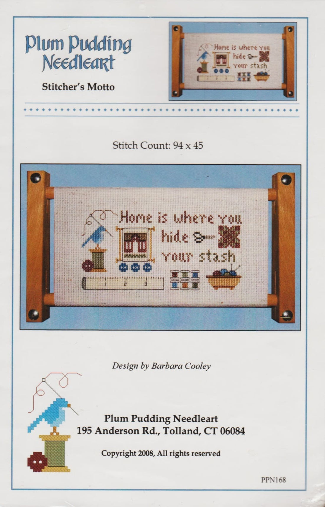 Stitcher's Motto pattern – Sandra's Stitch Stash