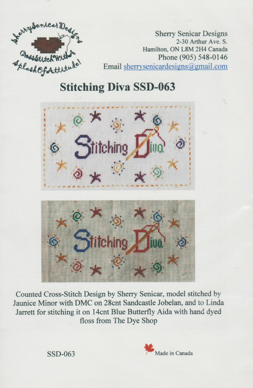 Stitching Diva pattern – Sandra's Stitch Stash