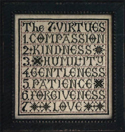 The 7 Virtues pattern – Sandra's Stitch Stash