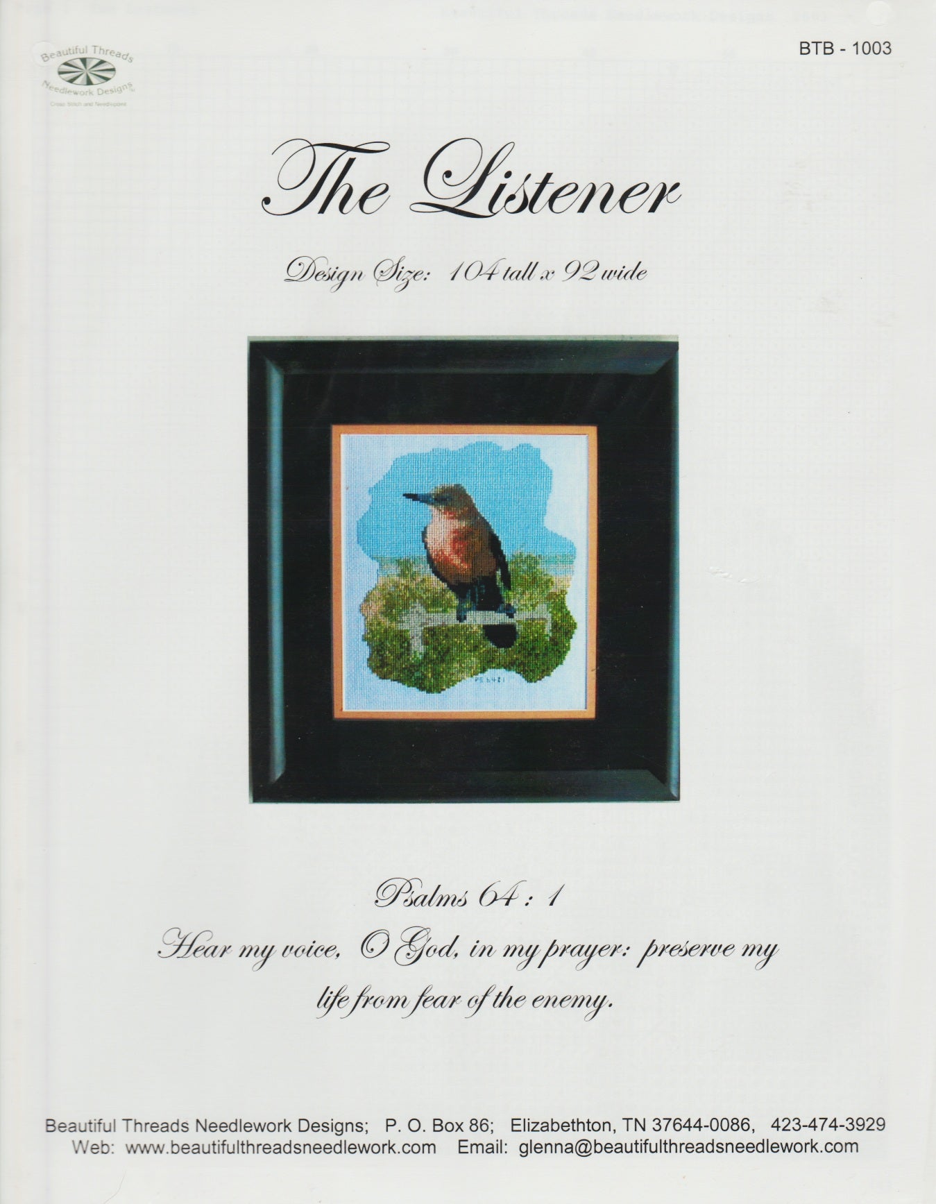 The Listener pattern – Sandra's Stitch Stash