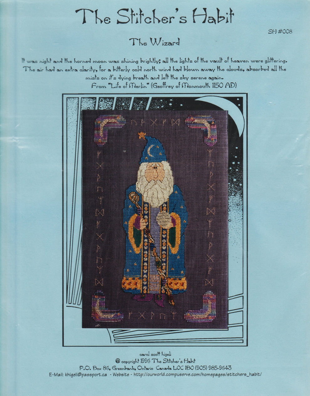 The Wizard pattern – Sandra's Stitch Stash
